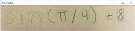 python opencv detecting a single symbol with multiple