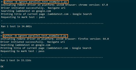 easily execute python unittest parallel testing in selenium