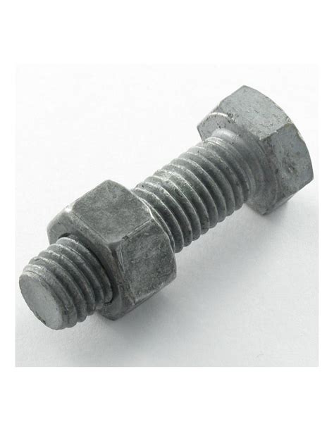 Boulon Vendu Avec Ecrou Tête Hexagonale Th M18x50 Classe 8 8 Sb Forte