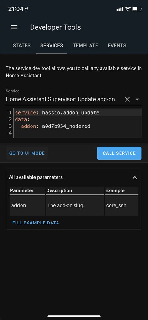 updating addons through node red node red home assistant community