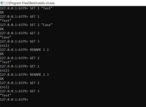 how to rename a key in redis datastore redis rename renamenx