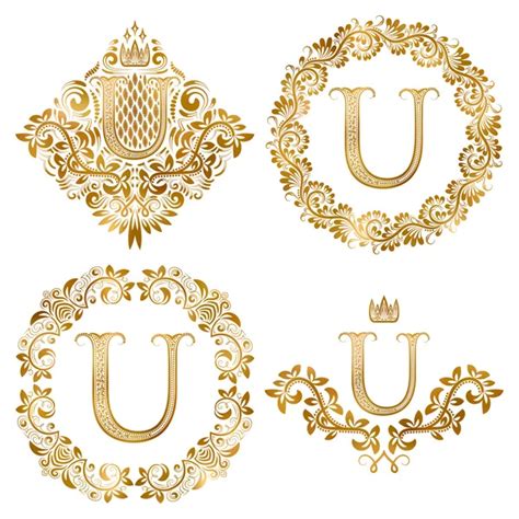 Monograms Set Vetores De Stock Imagens Vetoriais Desenhos Gráficos