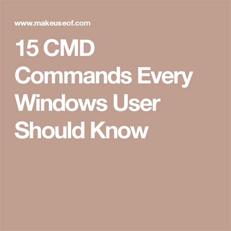 20 Windows Command Prompt Cmd Commands You Must Know Artofit