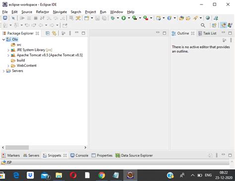 in my newly installed eclipse 3 folders are missing java