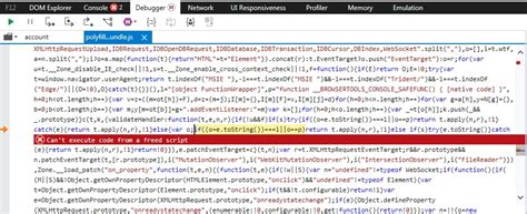 javascript angular 5 ie11 error uncaught in promise