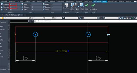 automatic maximum spacing of array columns and number of objects