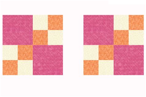 easy double 4 patch quilt block pattern