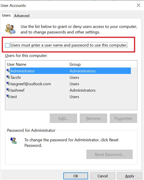 How To Disable Automatic Login In Windows 10 Rene E Laboratory