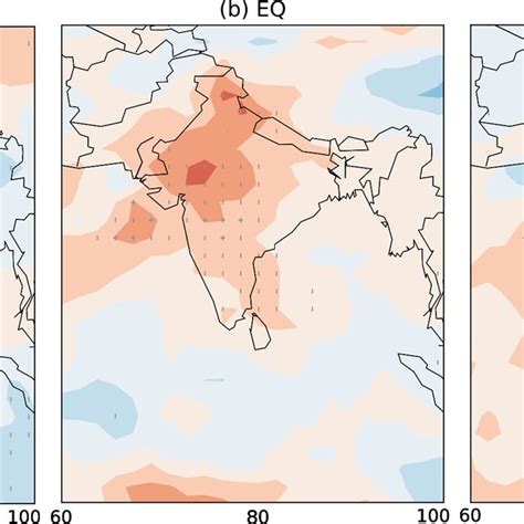 Spatial Distribution Of Jja Mean Total Cloud Cover Anomaly After