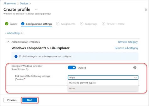 How To Configure Microsoft Defender Smartscreen Using Intune