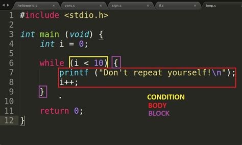 security oriented c tutorial 0x05 control structures part ii loops
