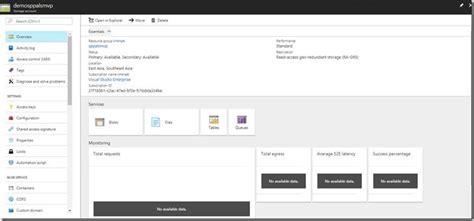 step by step procedure of how to create storage account in