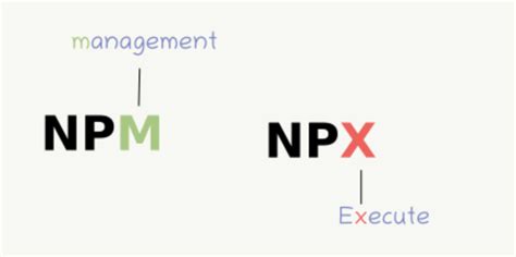 devtip difference between npx and npm