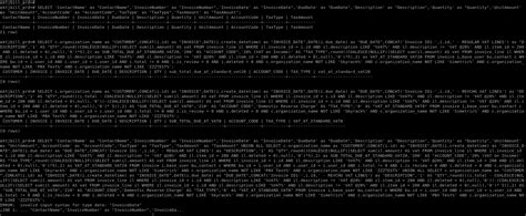 postgresql error invalid input syntax for type date invoicedate