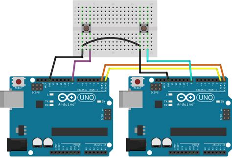 how to set up uart communication on the arduino circuit