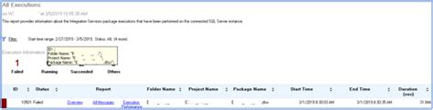 find detailed error messages for sql server agent job step