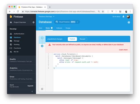how to develop real time apps with firebase and firestore secured with