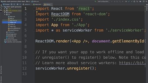 react js single page applications root div react reactdom render
