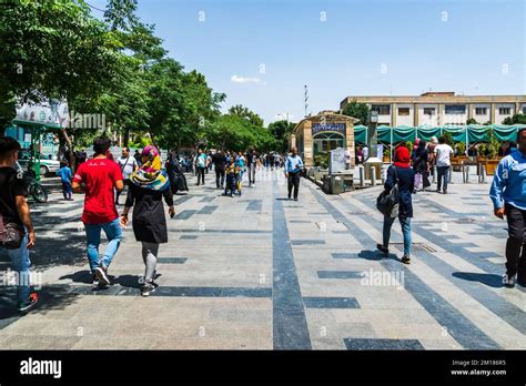 Tehran Iran June 2018 Tehran Downtown Street Biew Around Grand