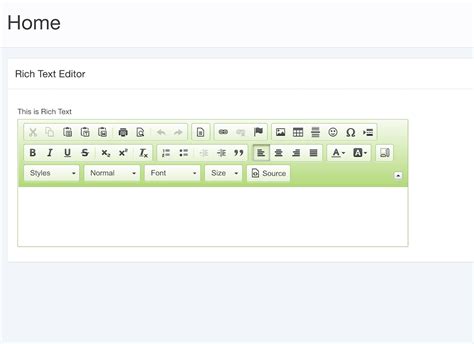 advanced options for the rich text editor in apex 5 1