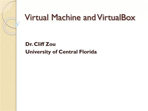 Ppt Virtual Machine And Virtualbox Powerpoint Presentation Free