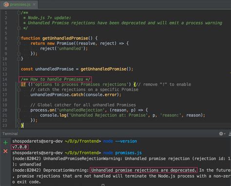 node js 7 unhandled promise rejections are deprecated scapbi s weblog