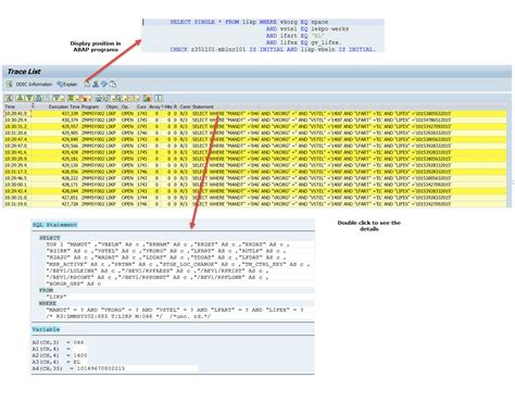 how to run transaction st05 to trace a program transaction or user