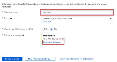 how to create database in sql server