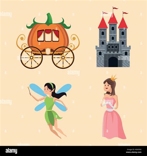 Set Character Tale Fantasy Stock Vector Image And Art Alamy