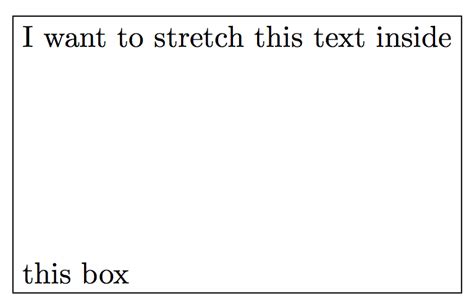 [solved] use of optional argument stretch in parbox 9to5science