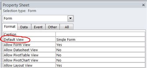 Access Subform How To Set Continuous Form View Stack Overflow