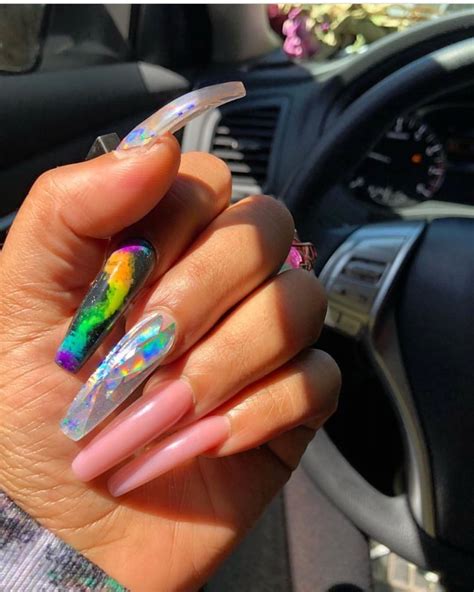 𝐏𝐢𝐧 𝐛𝐫𝐚𝐭𝐬𝐝𝐨𝐥𝐥𝐬🦋 Rainbow Nails Sassy Nails Nails