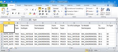 cross referencing tables in excel