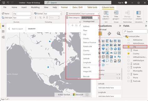 geocoding in azure maps power bi visual microsoft azure maps