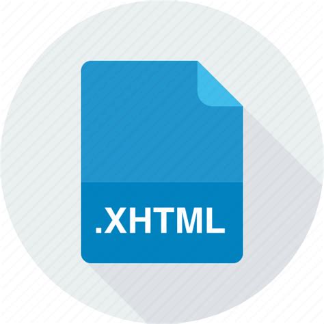 extensible hypertext markup language file xhtml icon download on