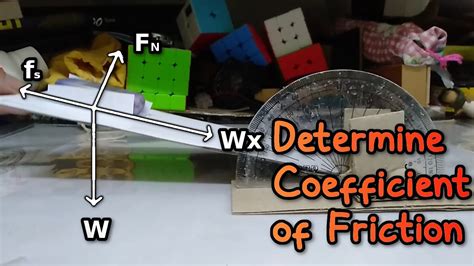 Determine The Coefficient Of Static Friction Physics Experiment Youtube