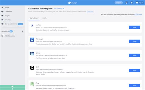 Docker Extensions Discover Build And Integrate New Tools Into Docker