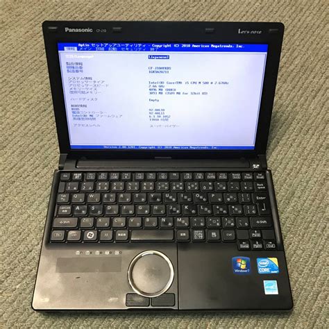 超軽量 小型 パナソニック Panasonic Letsnote レッツノート Cf J10aykds 12インチ未満 ｜売買された