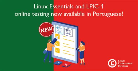 linux essentials and lpic 1 exams available online in portuguese