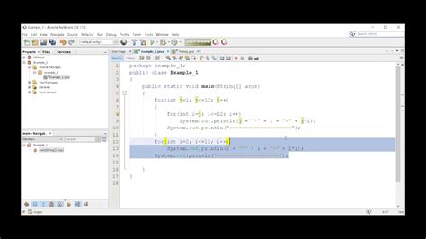java 1 20 java for loop nested loop multiplication table {جافا