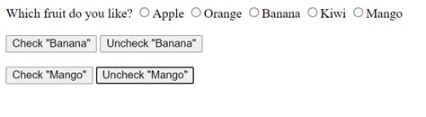 javascript radio button checked value tae