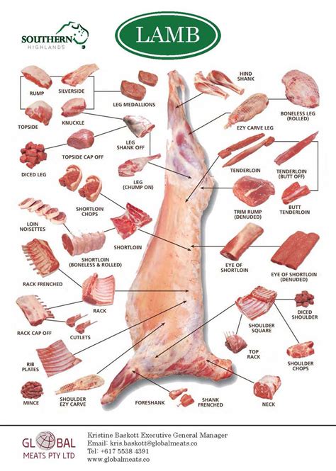 Sheep Cuts Of Meat Chart Uvmaty