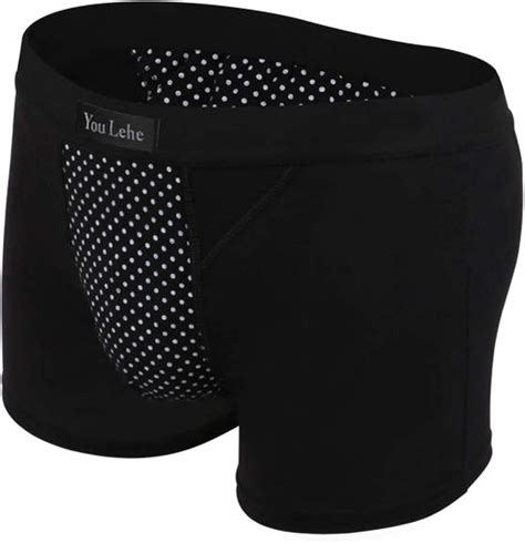 Atgdd S Magnetic Underwear Men Boxer Shorts Cotton U Convex Sexy Mens