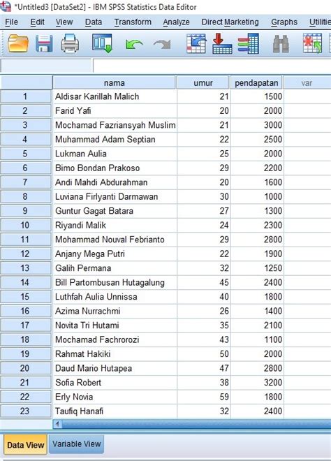 Statistik Deskriptif Menggunakan Spss O2r Engineering