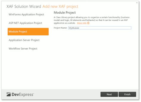 modules expressapp framework devexpress documentation