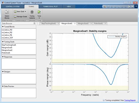 tune a control system using control system tuner matlab and simulink