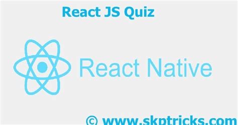 react js quiz react js interview questions skptricks