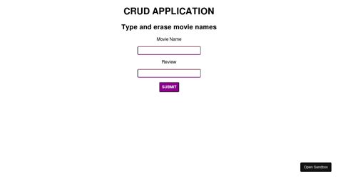 crud with reactjs nodejs mysql forked codesandbox