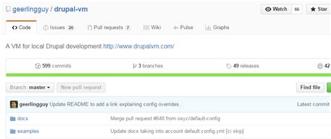 Разворот окружения с помощью готовых сборок vagrant