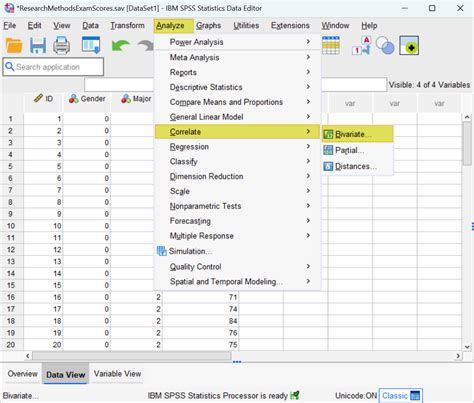 Calculate And Interpret A Point Biserial Correlation In Spss Ez Spss